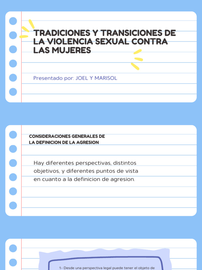 Presentacion Moderna Divertida Libreta Azul | PDF