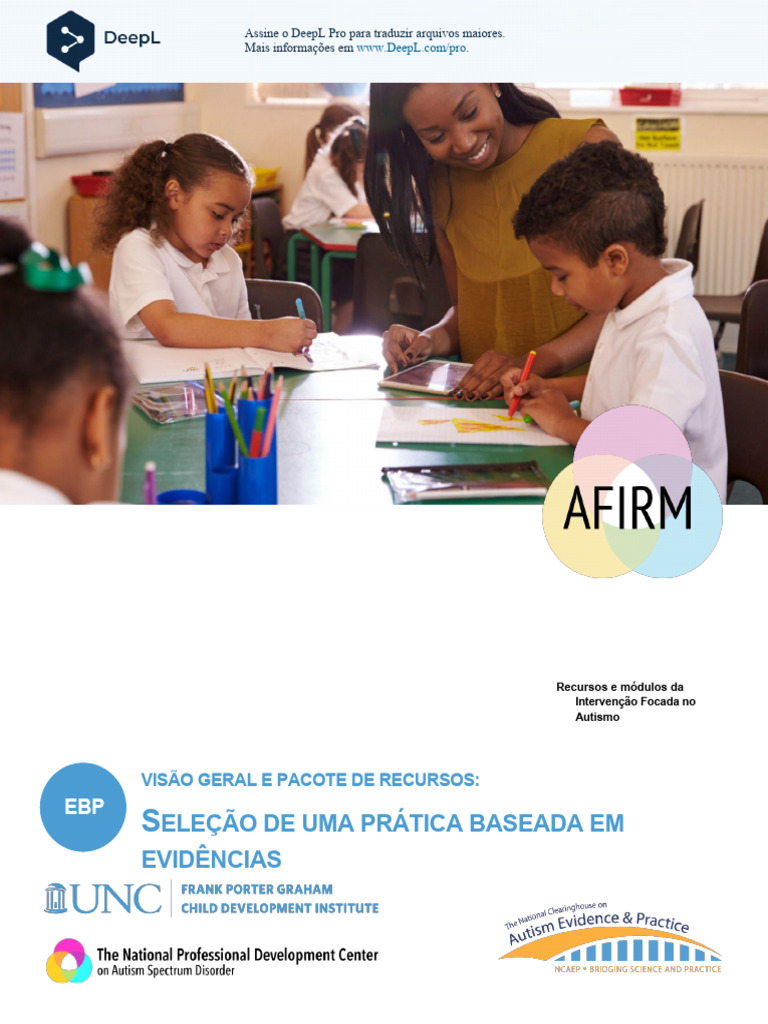 AFIRM - Selecionando Uma Prática Baseada em Evidência (PBE) | PDF