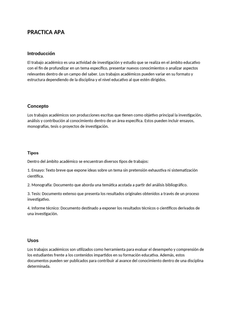 Practica Apa 2.0 | PDF