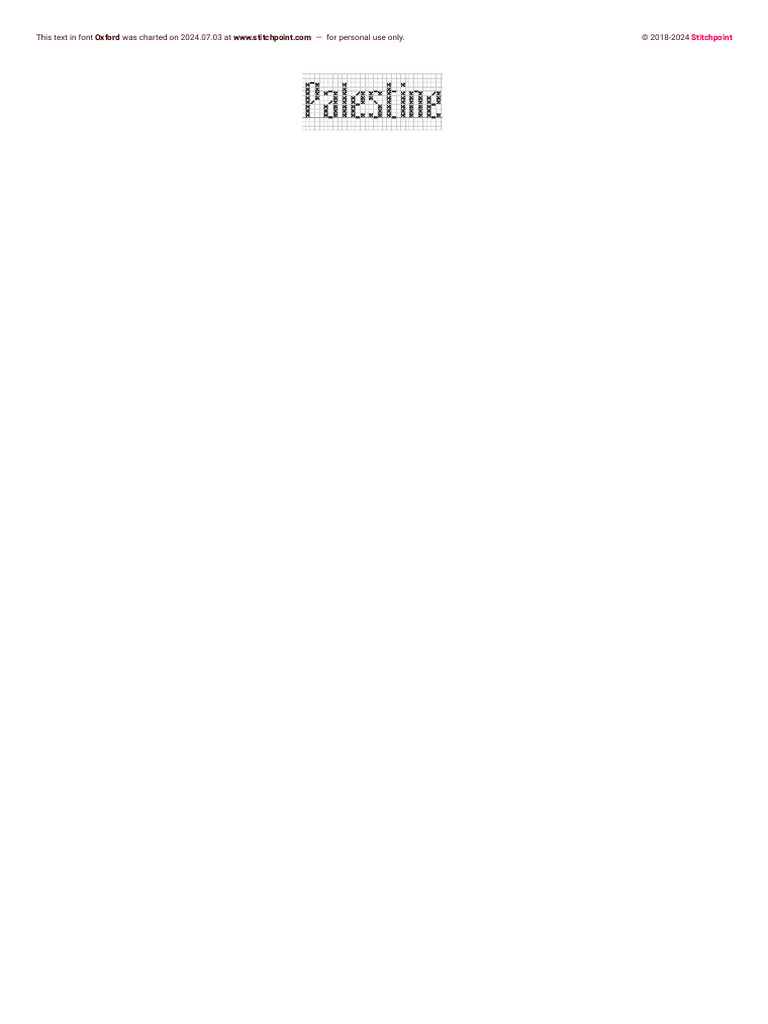 Cross Stitch Font Oxford - Alphabet Cross Stitch Free Pvchatterns. | PDF