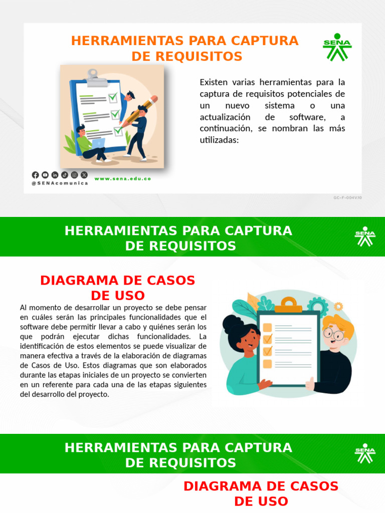 Herramientas para Captura de Requisitos. | PDF | Caso de uso | Software