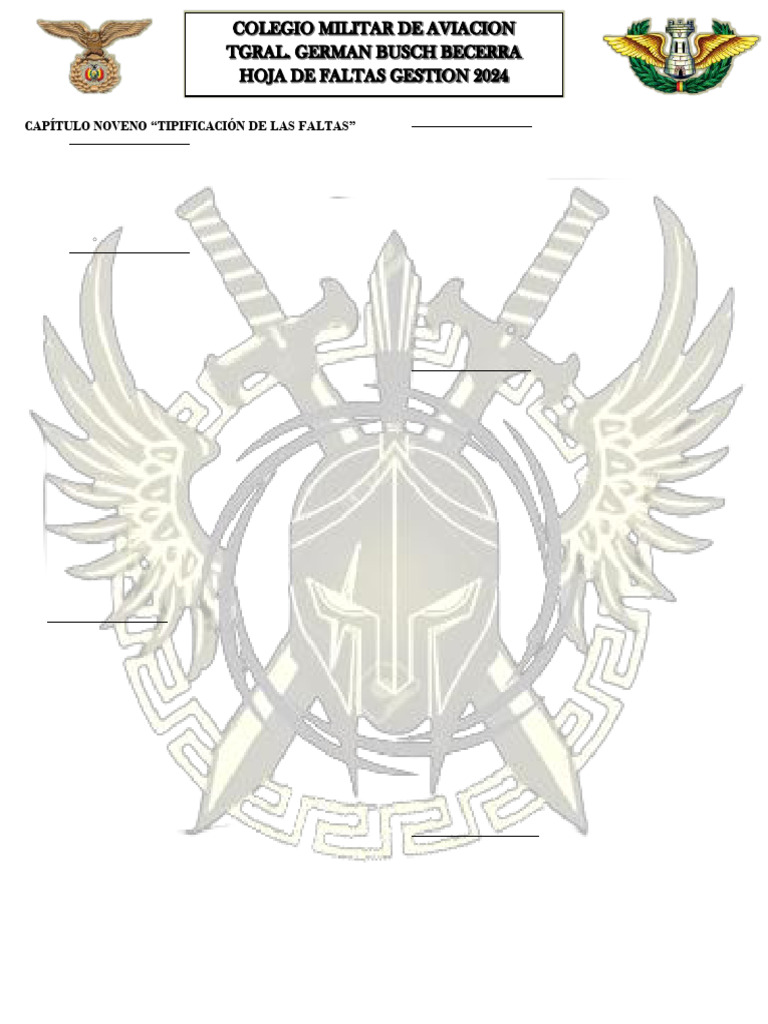 Hoja de Faltas Cronos Ra 03-41 | PDF