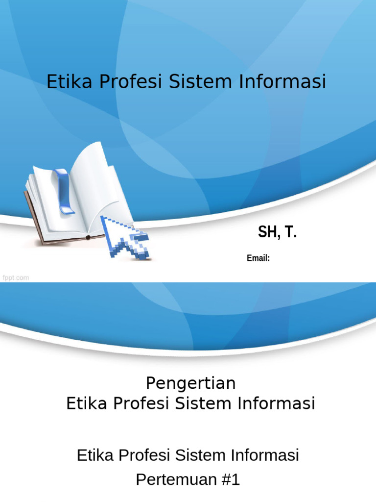 Bahan Ajar Etika Profesi SI | PDF