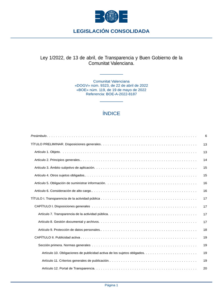 BOE A 2022 8187 Consolidado | PDF