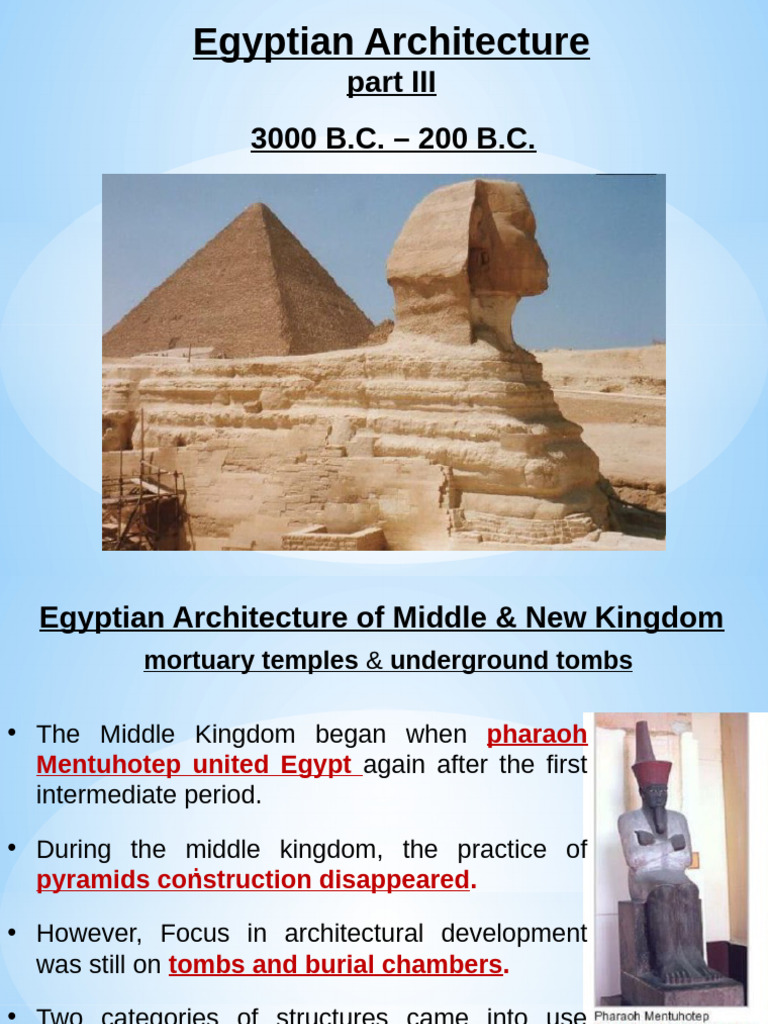Egyption Architecrural Part 3-05072022 | PDF | Ancient Egypt | Art