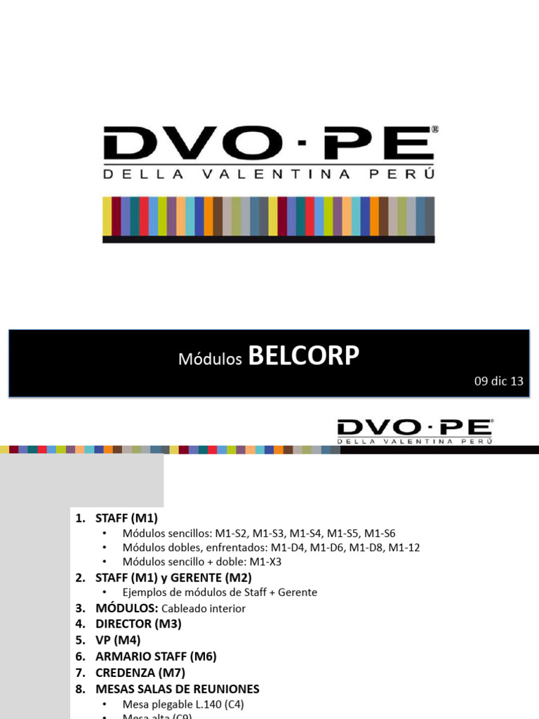 Mobiliario DVO | PDF