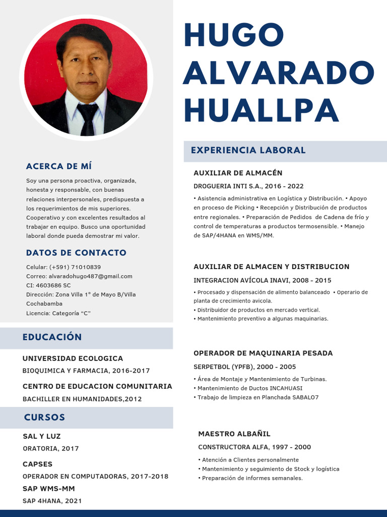 Hugo Alvarado CV | PDF