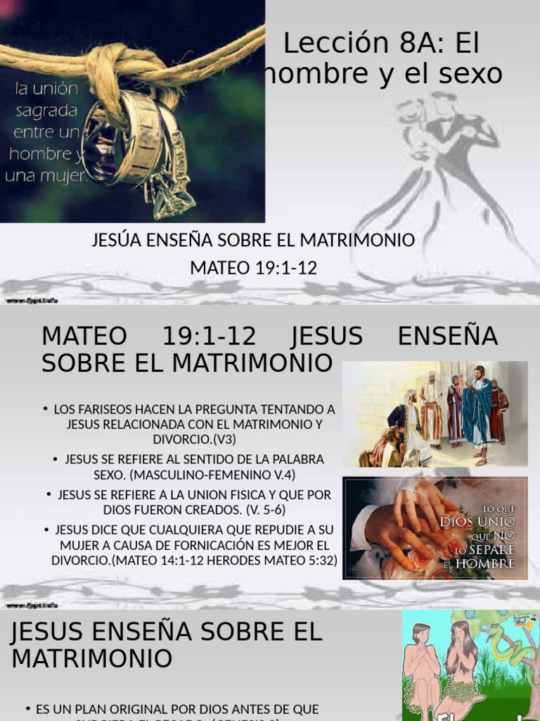 Lección 8A | PDF | Matrimonio | Salud y bienestar