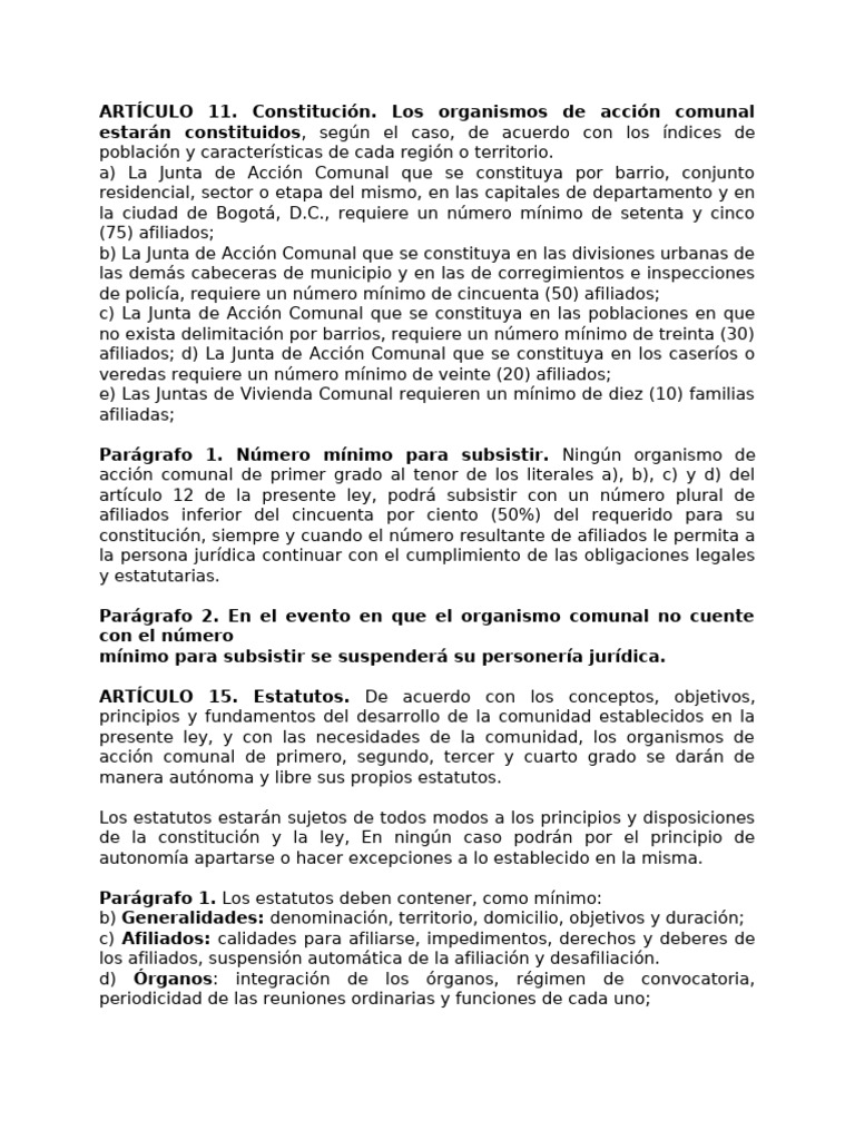 2. Deberes y Obligaciones de Los Afiliados a Jac Generalidades Ley 2166 ...