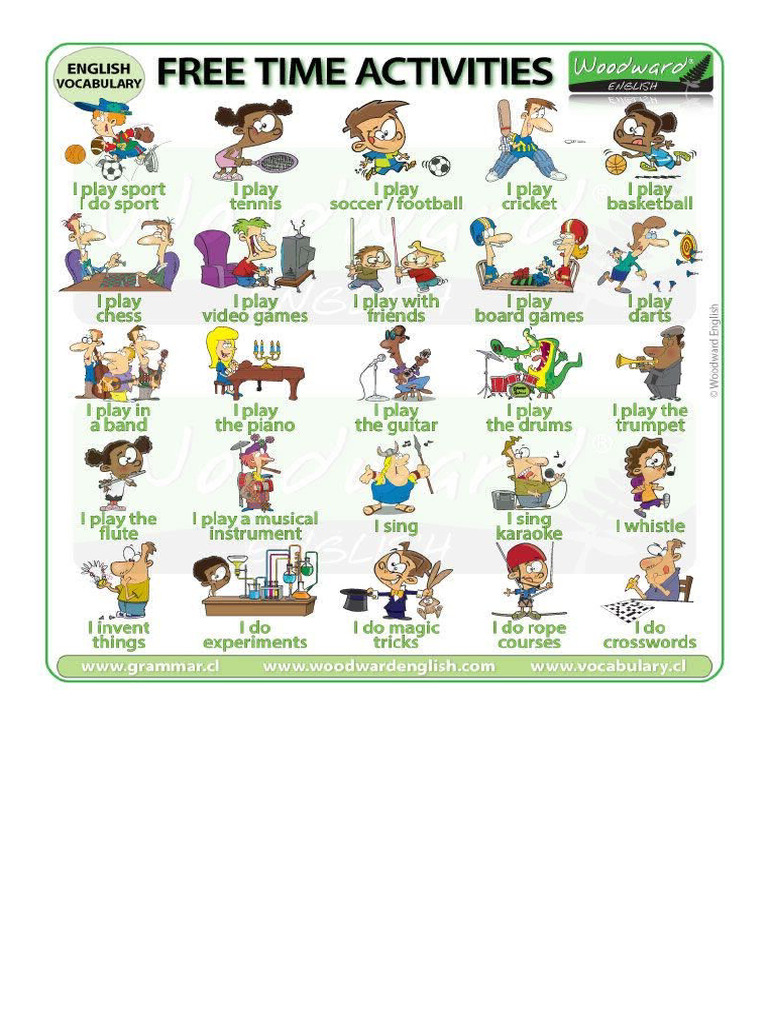 Free time activities - poster | PDF