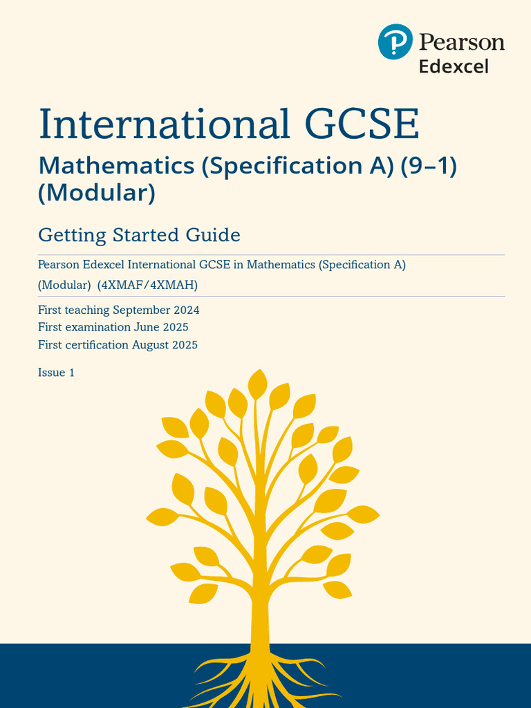 International GCSE Mathematics A (Modular) Getting Started Guide | PDF International GCSE Mathematics A (Modular) Getting Started Guide | PDF
