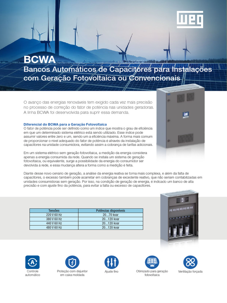 WEG BCWA Flyer 50123748 PT | PDF
