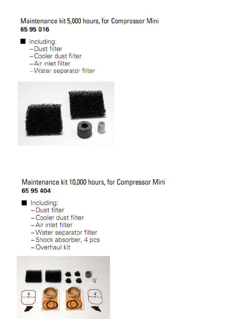 комплекты compressor mini | PDF
