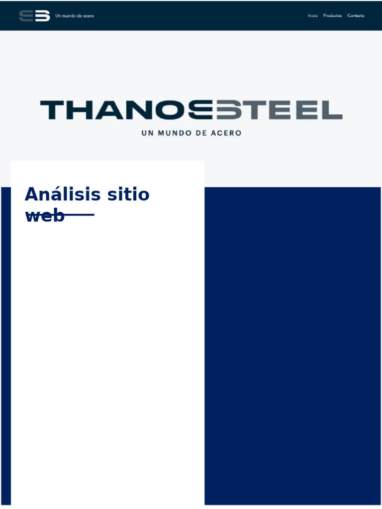 Análisis Thanos | PDF