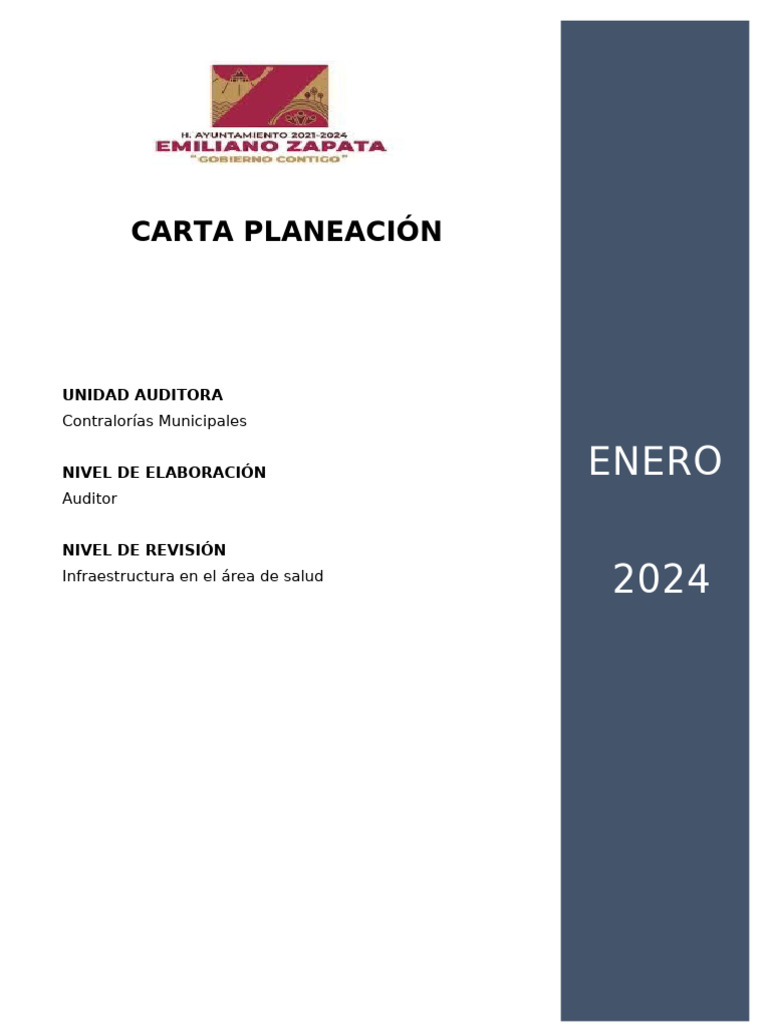 Carta Planeacion A Usar | PDF
