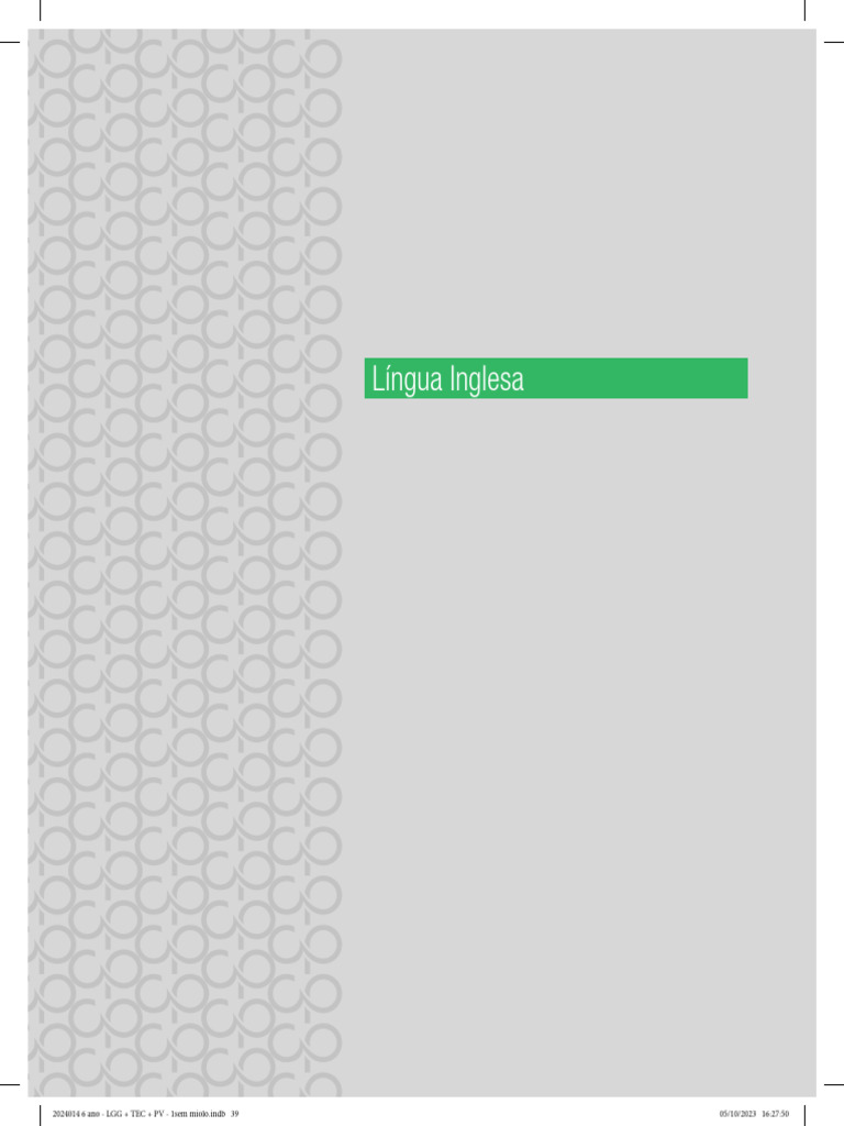 2024014 6 ano - LGG + TEC + PV - 1sem miolo.indb | PDF