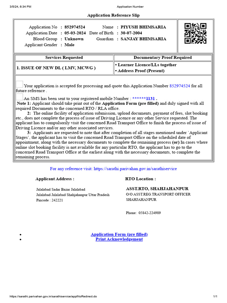 Application Piyush | PDF