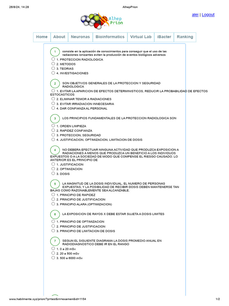 Preguntas Rayos X 1 | PDF