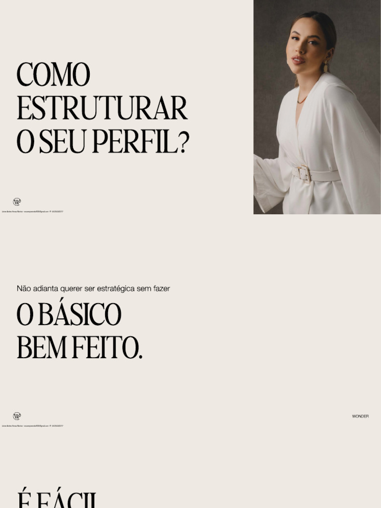 Struturar o Seu Perfil | PDF