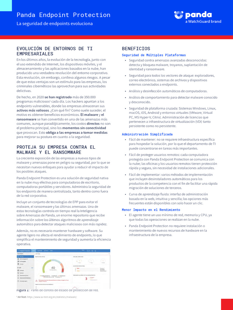 Datasheet EPP Panda Security | PDF