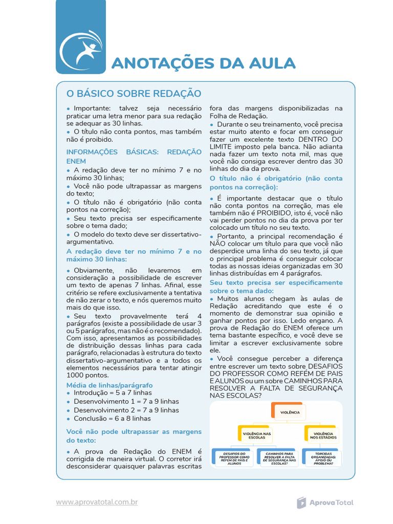 Red An Enem O Básico Sobre Redação Pdf