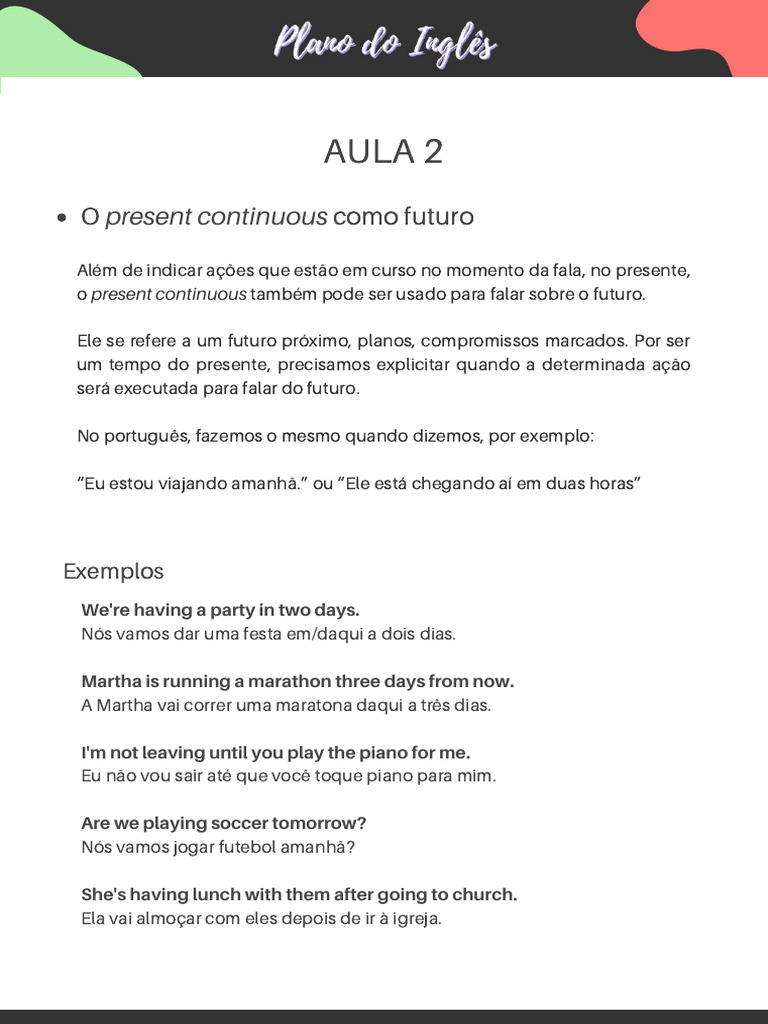 Apostila Completa - AULA 2 | PDF