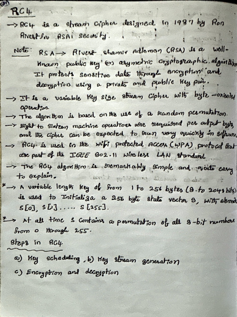 CNS 2ND Unit - II Part Notes | PDF CNS 2ND Unit - II Part Notes | PDF