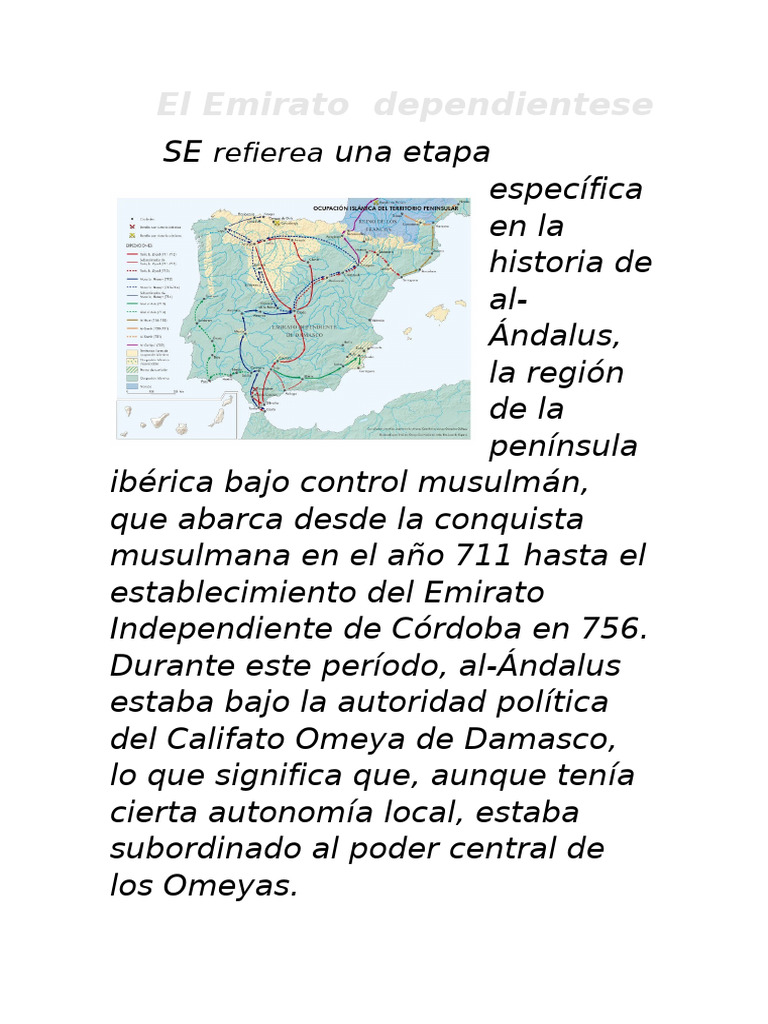 El Emirato Independiente | PDF