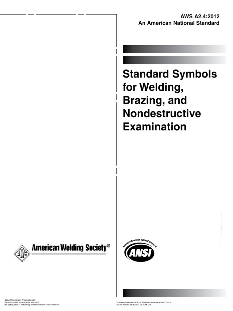 AWS 2.4 Standard Symbols | PDF