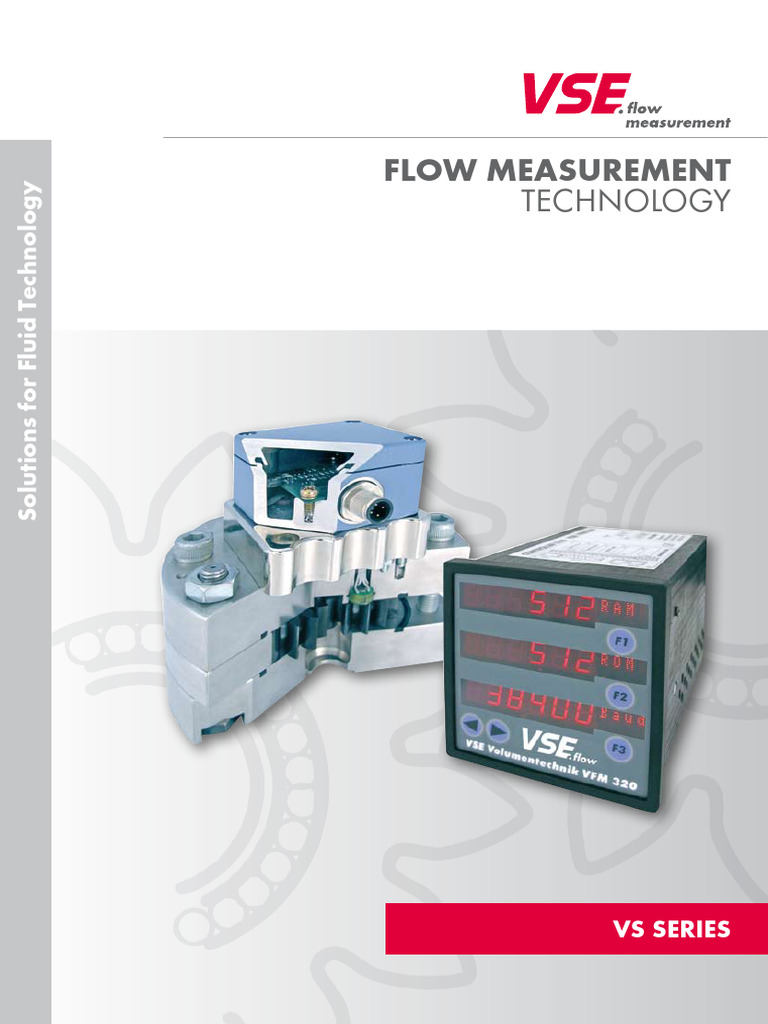 VSE VS Serie Tandrad Flowmeter Datasheet ENG | PDF