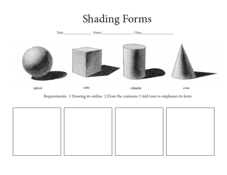 Shading Forms | PDF