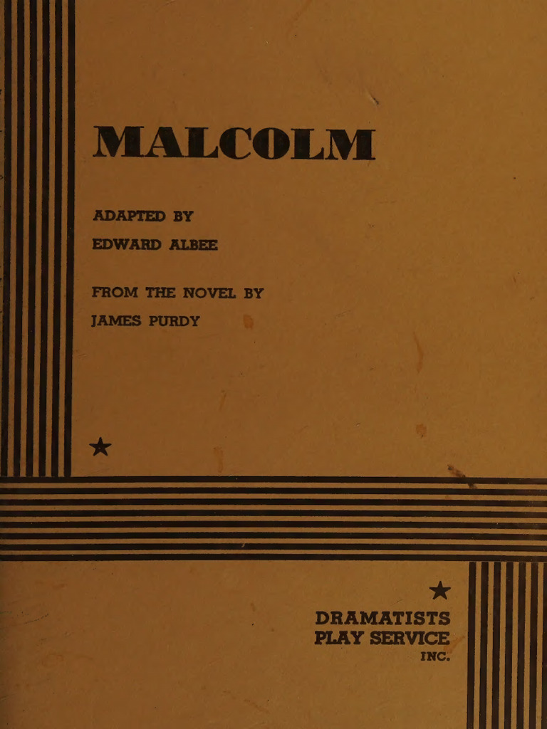 Edward Albee - Malcolm | PDF