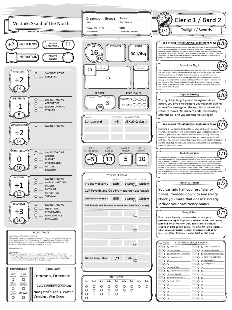 Sorcadin - LVL 5 | PDF