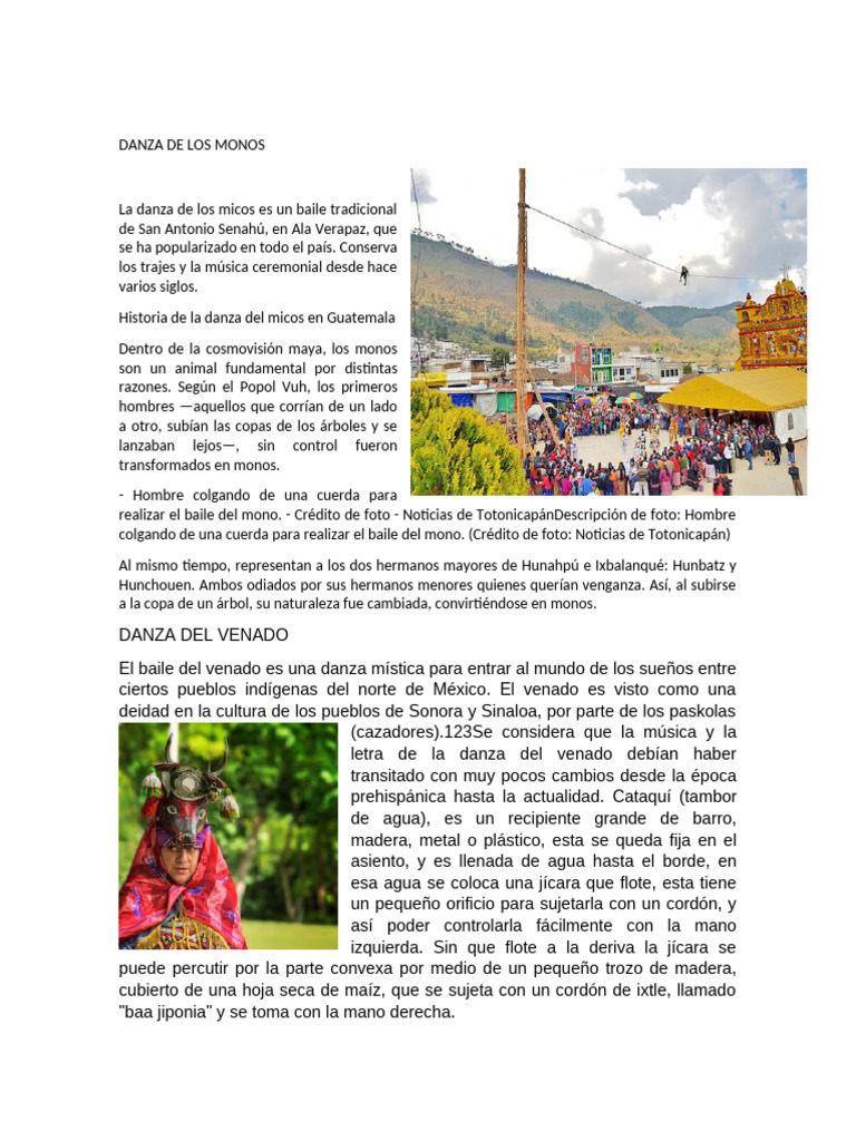 Danza de Los Monos | PDF