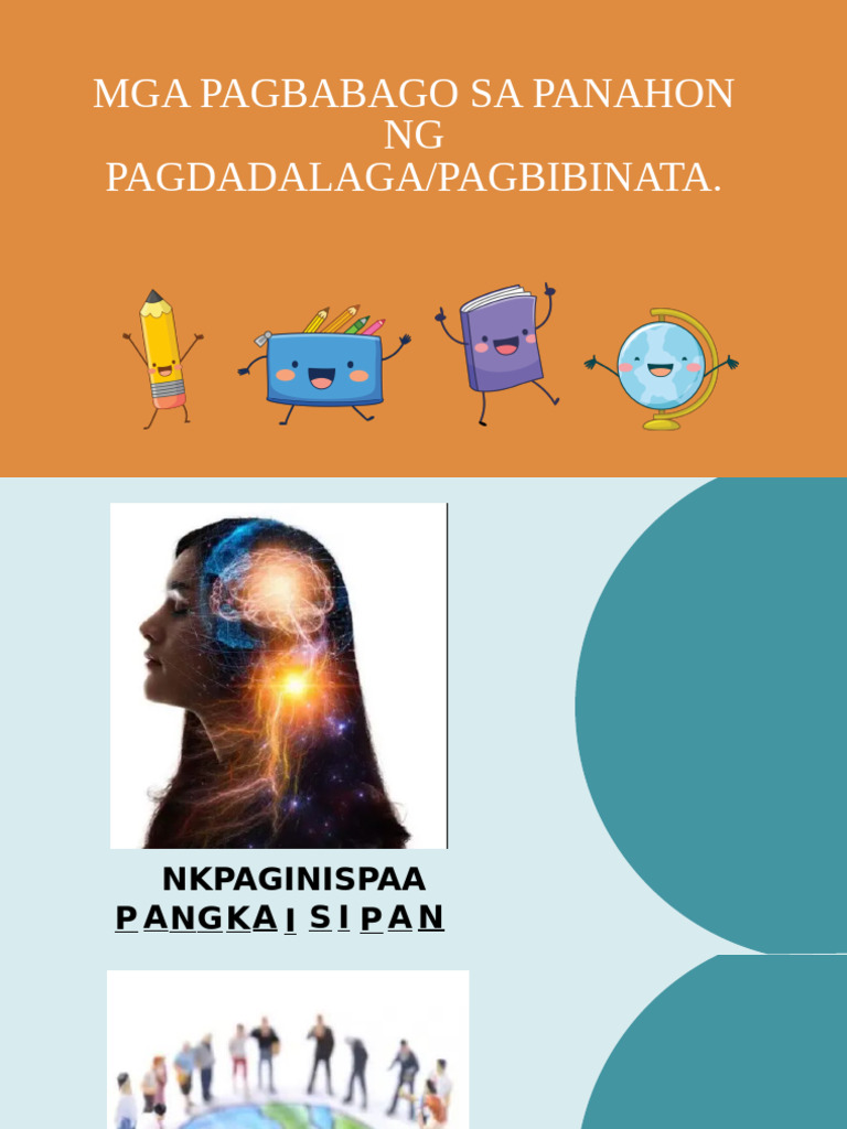 Mga Pagbabago Sa Panahon NG Pagdadalaga/pagbibinata. | PDF