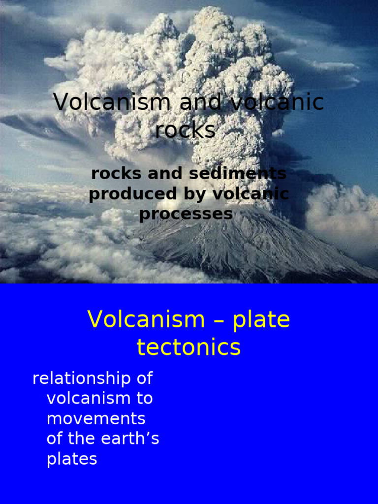 Volcanism and Volcanic Rocks | PDF