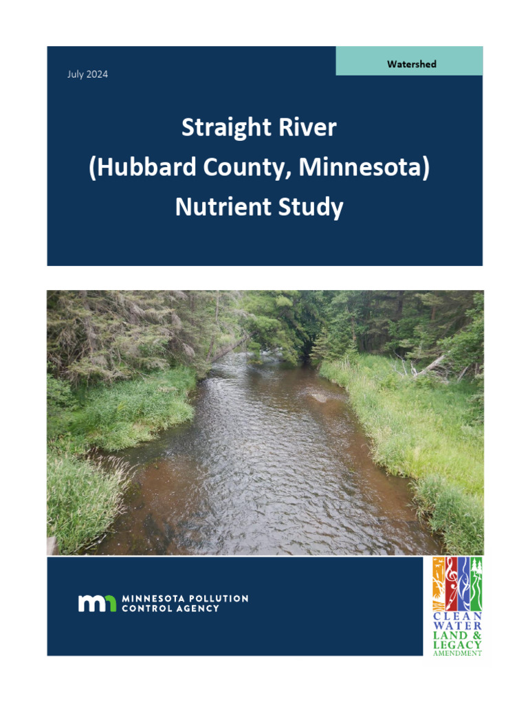 Straight River Nutrient Study | PDF | River | Nitrogen