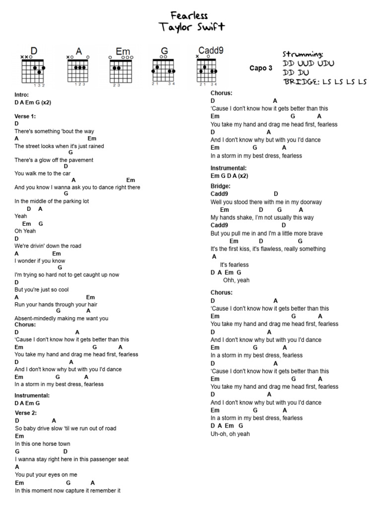 Fearless Taylor S Version Pdf