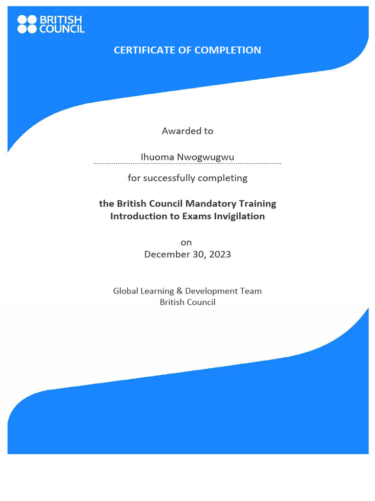 Course Certificate | PDF