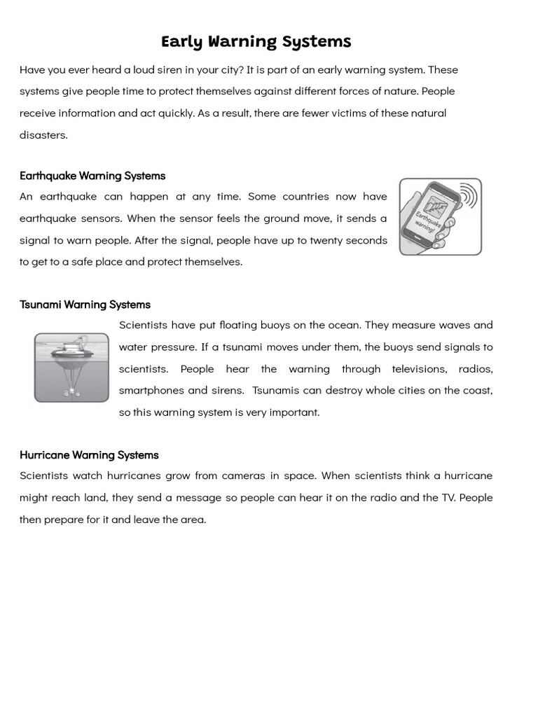 Early Warning Systems | PDF