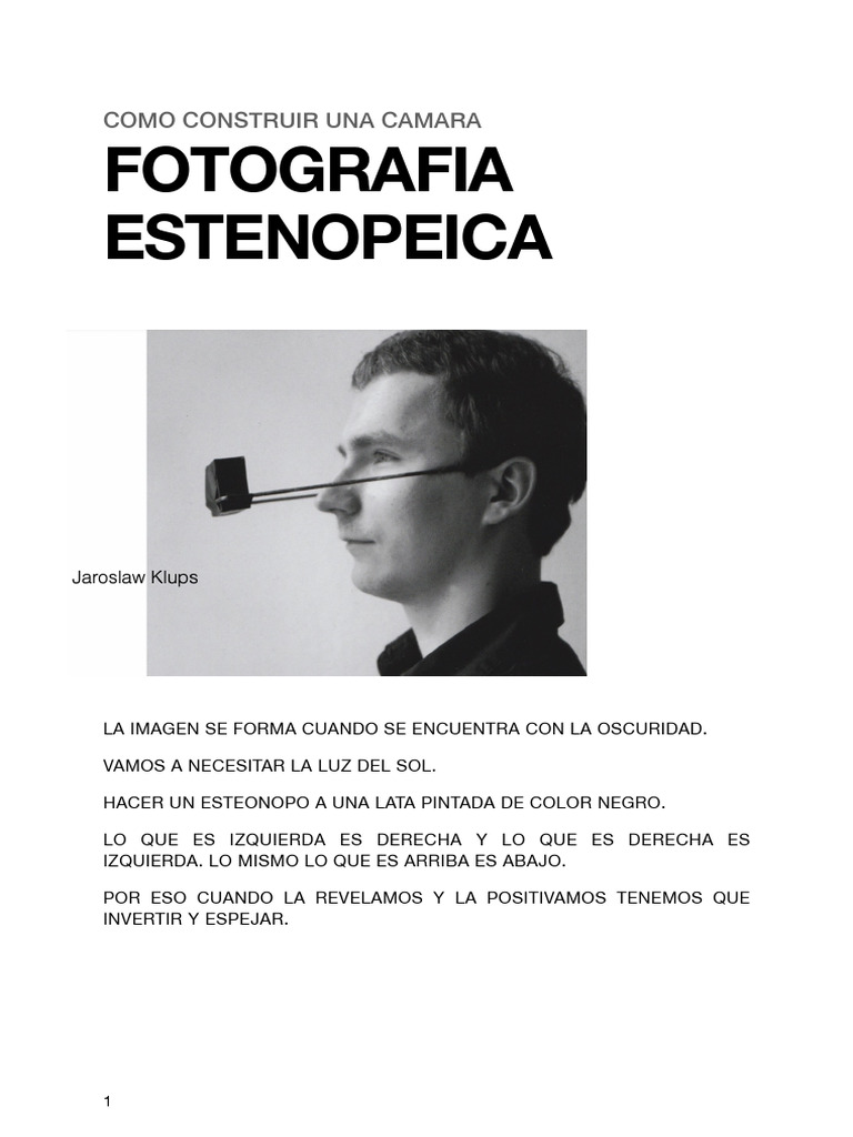 Como Construir Una Camara | PDF