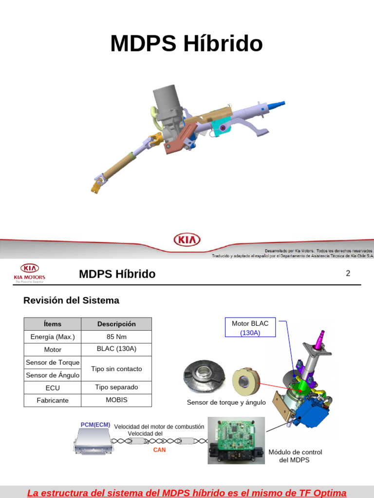 9.TF HEV - MDPS - Español | PDF