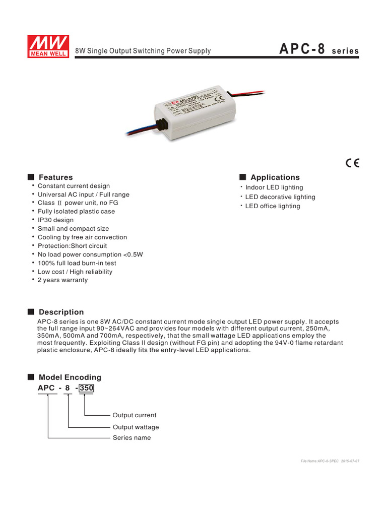 APC 8 Spec | PDF