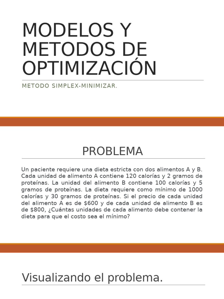 Método Simplex (Minimizar) Ejercicio 1 | PDF