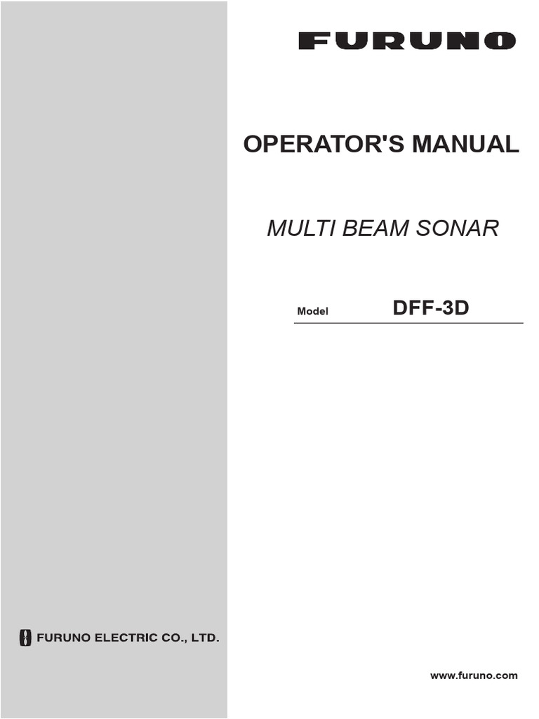 Dff3d Operators Manual | PDF