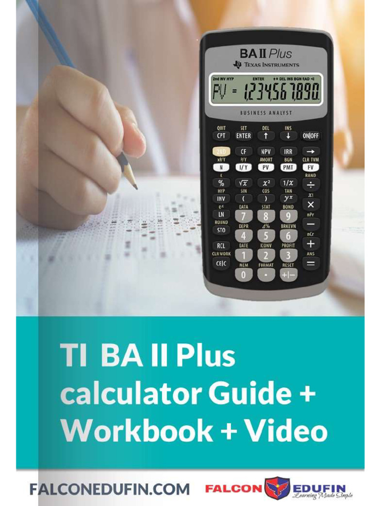 TI BA II Plus Guide For FRM Students | PDF
