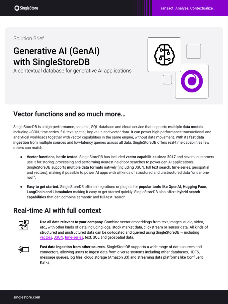 Generative AI 2-Pager | PDF