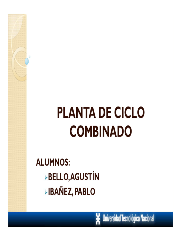 Planta de Ciclo Combinado FINAL | PDF