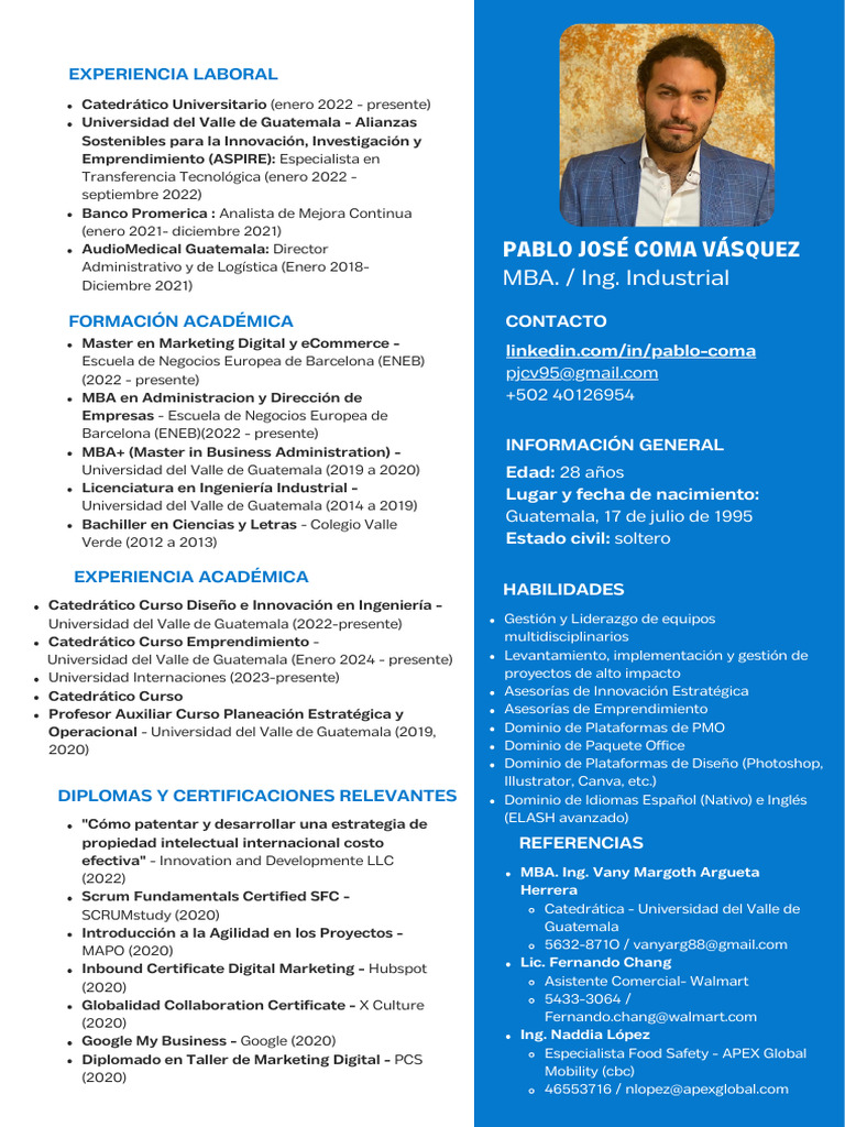 ESP CV Pablo Coma 2024 (1) | PDF