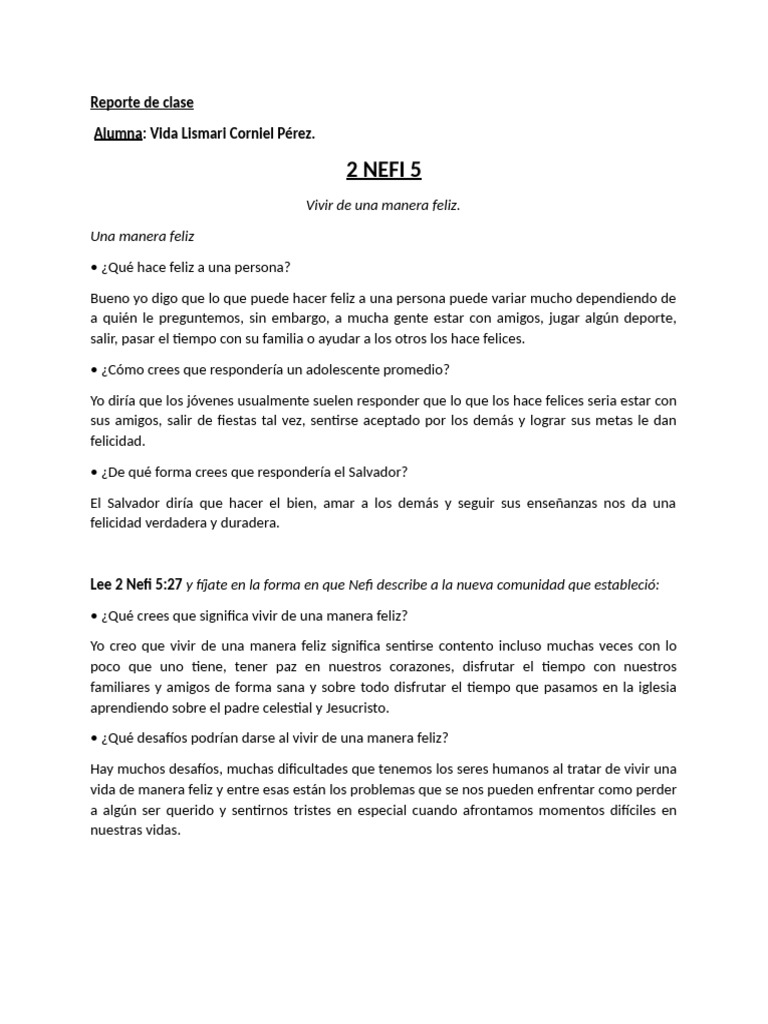 Reporte de Clase | PDF
